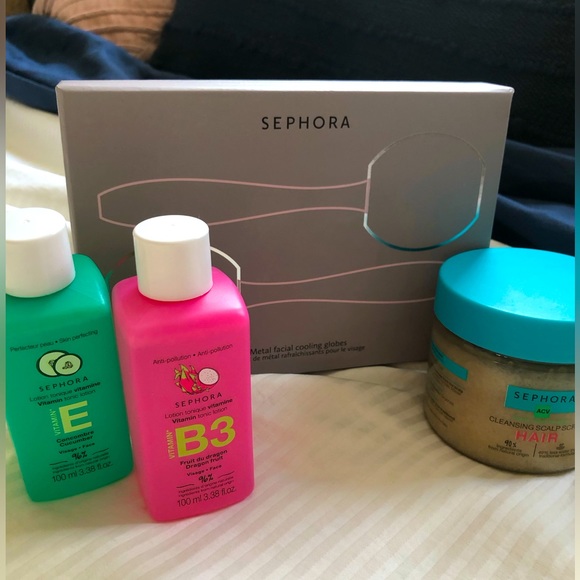 Skincare | Sephora Spa Kit Metal Cooling Globes Facial Tonic Scalp ...